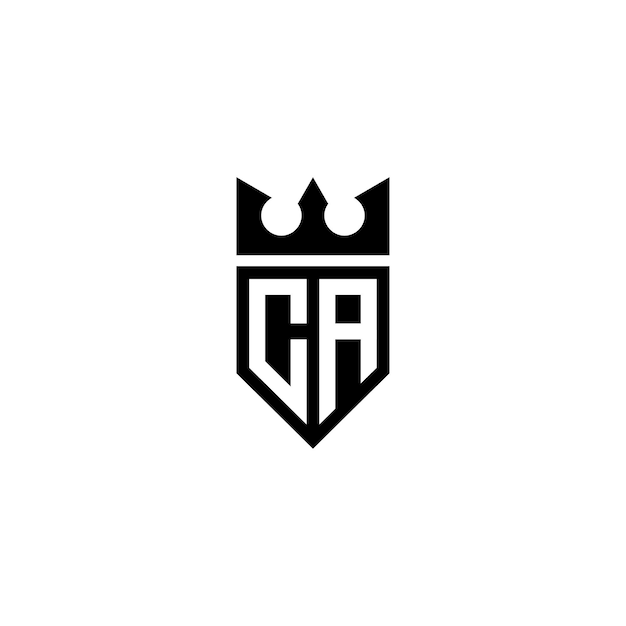 Regal Monogram Logo with Iconic Crown Symbol | Jiffy Designs