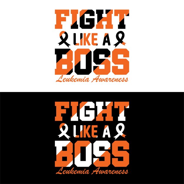 Powerful Typographic Design for Leukemia Awareness and Advocacy | Jiffy ...