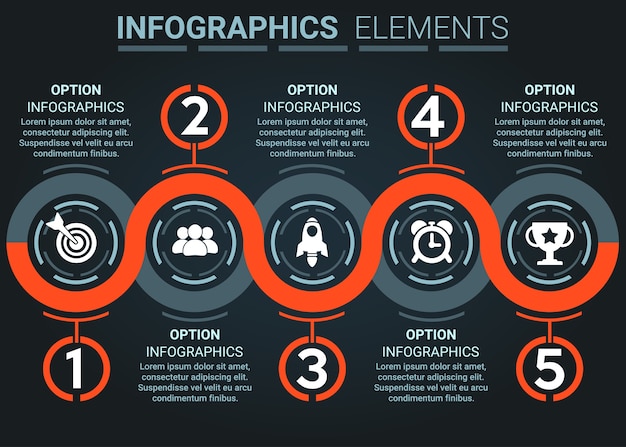 Vibrant Infographic Symbols Showcasing Key Business Concepts | Jiffy ...