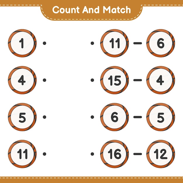 Engaging Math Matching Game with Rustic Frames | Jiffy Designs