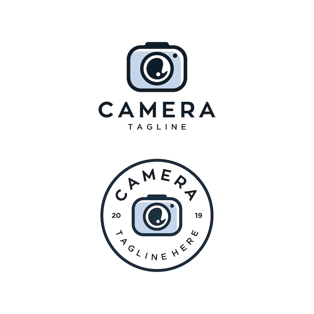 Minimalist Camera Logos with Sleek Circular Designs | Jiffy Designs