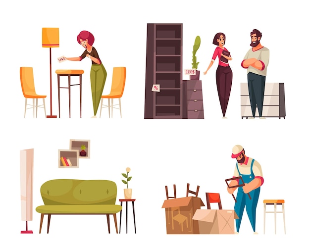 Vibrant Illustrations of Diverse People in Everyday Scenes | Jiffy Designs