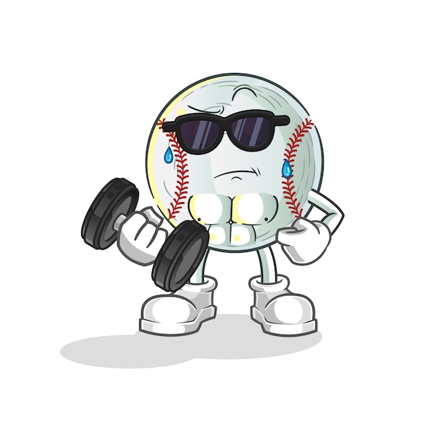Sporty Baseball Mascot Rocking Cool Shades | Jiffy Designs