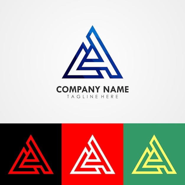 Striking Geometric Triangle Logo Design | Jiffy Designs