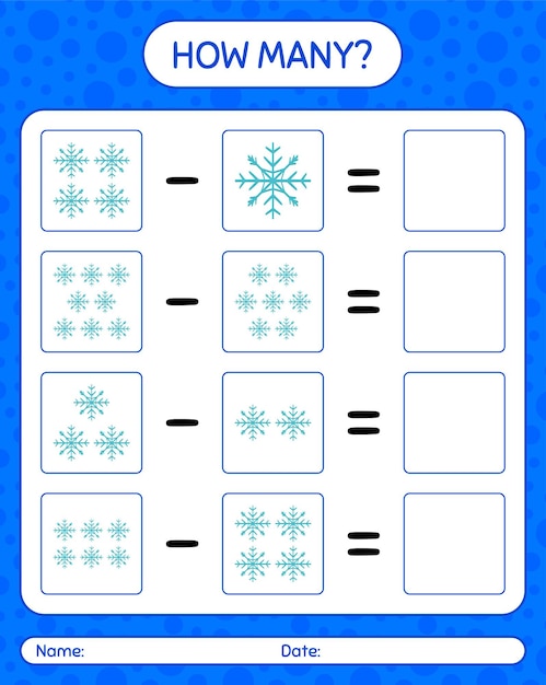 Counting Snowflakes: A Visual Math Puzzle | Jiffy Designs