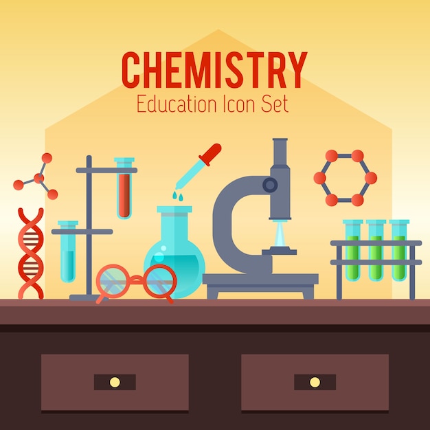 Vibrant Chemistry Lab with Scientific Instruments and Glassware | Jiffy ...