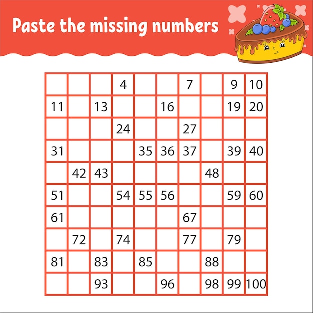 Vibrant Floral Number Grid: Fill in the Blanks | Jiffy Designs