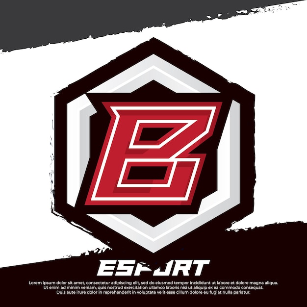 Bold and Striking Esport Logo Design in Hexagonal Frame | Jiffy Designs