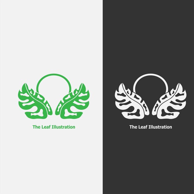 Elegant Leaf Emblem with Minimalist Design | Jiffy Designs
