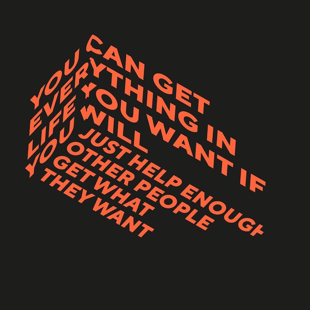 Striking Typographic Slogan on Dark Background | Jiffy Designs