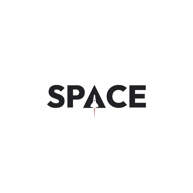 Minimalist Cosmic Exploration: The Space Adventure Logo | Jiffy Designs