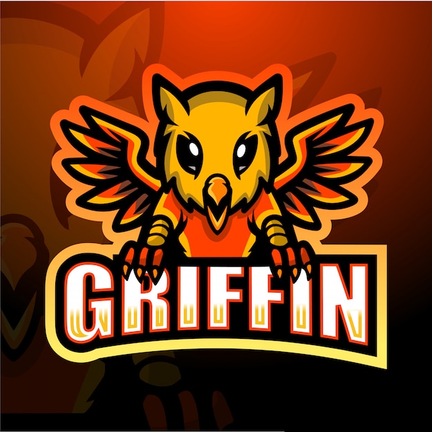 Fierce Griffin Mascot Emblem with Vibrant Colors | Jiffy Designs