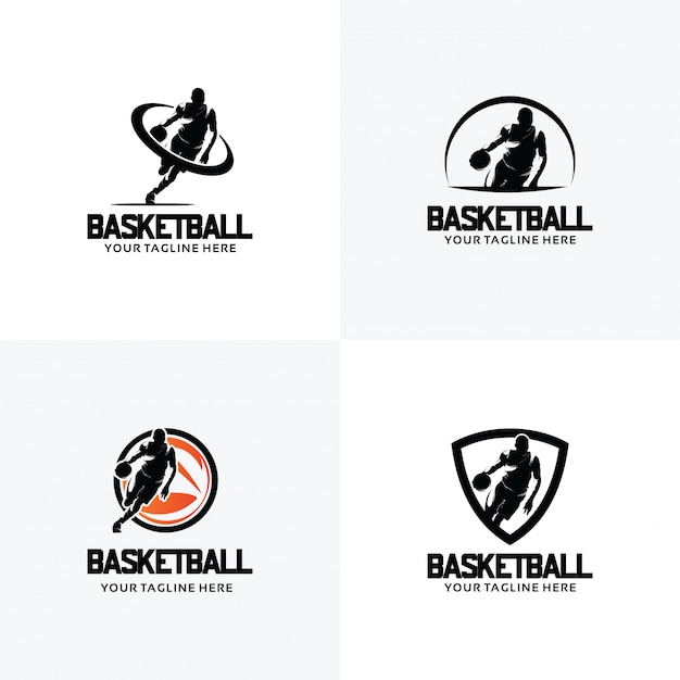 Dynamic Basketball Silhouette Collection: Iconic Player Poses | Jiffy ...