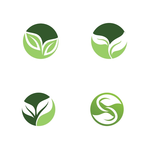 Nature-Inspired Green Leaf Emblems and Logo Icons Collection | Jiffy ...