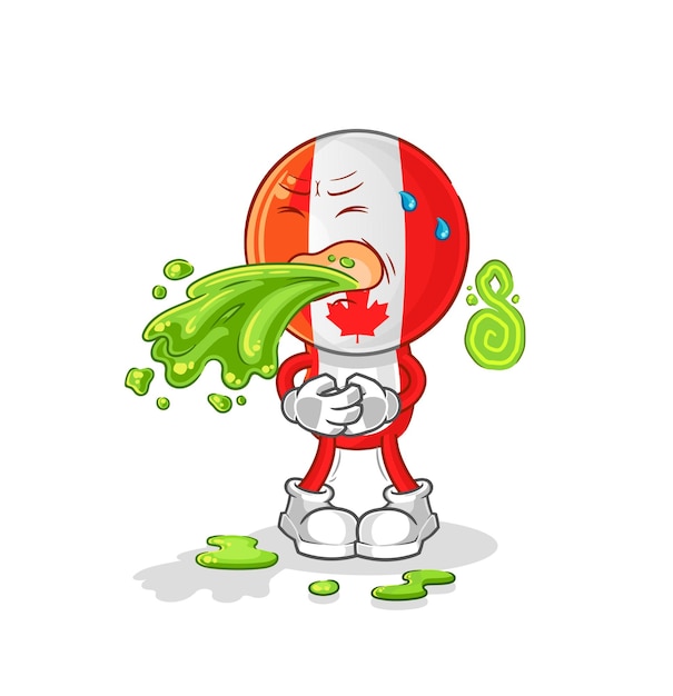 Playful Canadian Maple Leaf Character Splashing Paint | Jiffy Designs