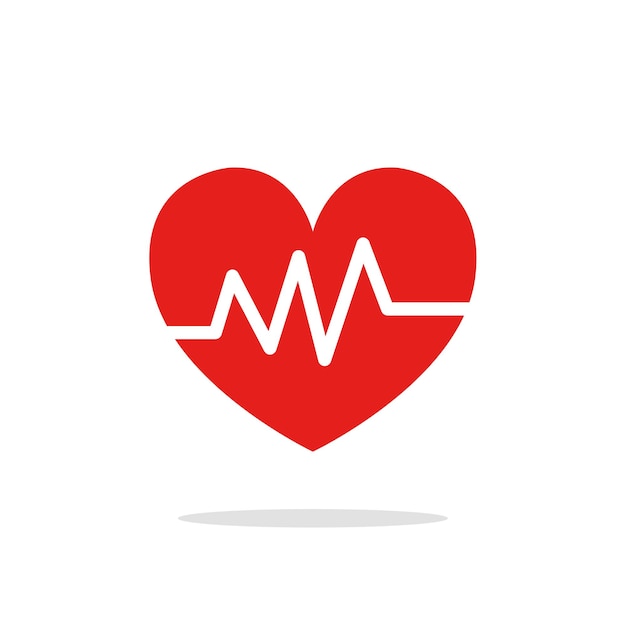 Vibrant Heartbeat Icon: Representing Health and Wellness | Jiffy Designs