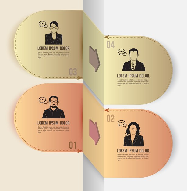 Diverse Illustrated Avatar Portraits with Text Overlays | Jiffy Designs