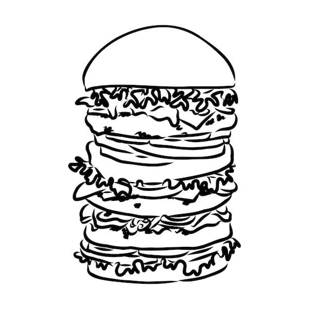 Delectable Stacked Burger with Tantalizing Toppings | Jiffy Designs