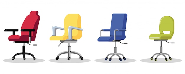 Vibrant Office Chairs in Primary Colors | Jiffy Designs