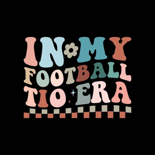 Vibrant Retro Football Team Logo with Floral Accents | Jiffy Designs