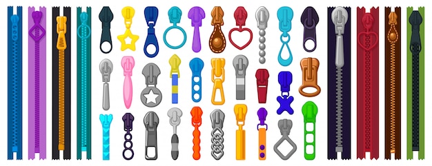 Vibrant Zipper Pulls: A Colorful Collection of Unique Closures | Jiffy ...