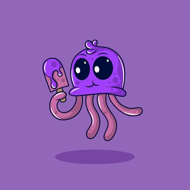 Whimsical Octopus Mascot with Playful Expression | Jiffy Designs