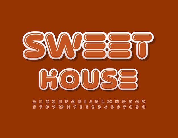 Retro-Inspired 'Sweet House' Typographic Design | Jiffy Designs
