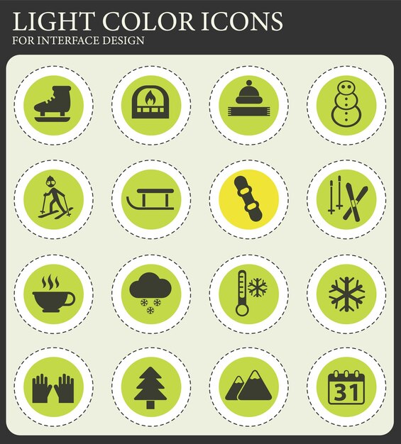 Vibrant Light Color Icons for Versatile Interface Design | Jiffy Designs
