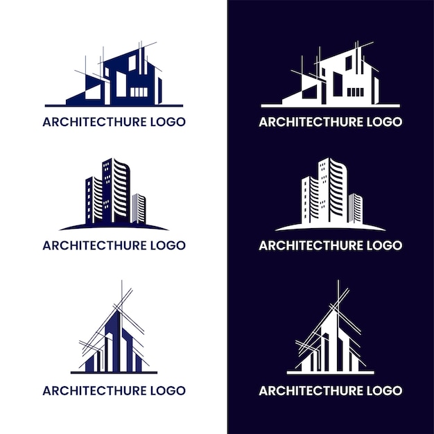 Sleek and Modern Architectural Skyline Logos | Jiffy Designs