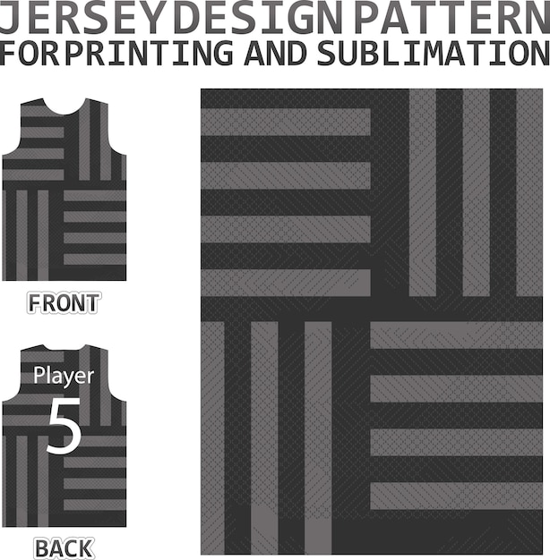 Striking Geometric Jersey Design for Versatile Printing | Jiffy Designs