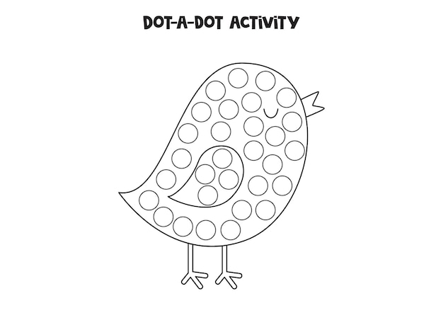 Charming Dotted Bird: A Fun Dot-to-Dot Activity | Jiffy Designs