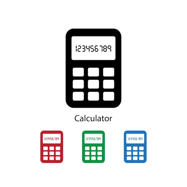 Colorful Calculators with Numeric Displays | Jiffy Designs