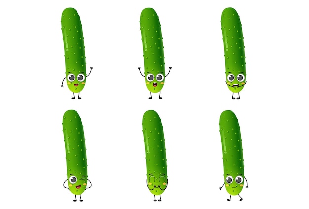 Adorable Pickle Mascots in a Whimsical Collection | Jiffy Designs