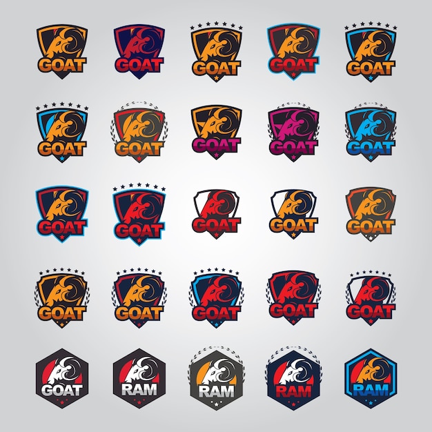 Vibrant Gaming Emblems and Logos Collection with Bold Colors | Jiffy ...
