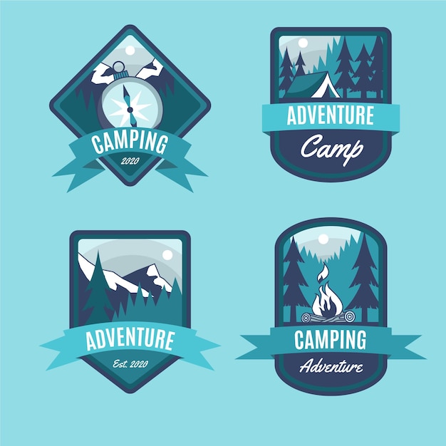 Captivating Collection of Outdoor Adventure Emblems and Badges | Jiffy ...