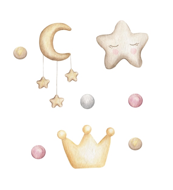 Whimsical Celestial Shapes and Symbols Adorned with Pearls | Jiffy Designs