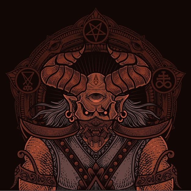 Majestic Moth Deity in Intricate Occult Illustration | Jiffy Designs