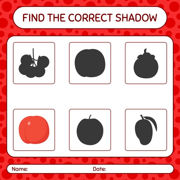Vibrant Fruit Shadows: A Fun Matching Game | Jiffy Designs