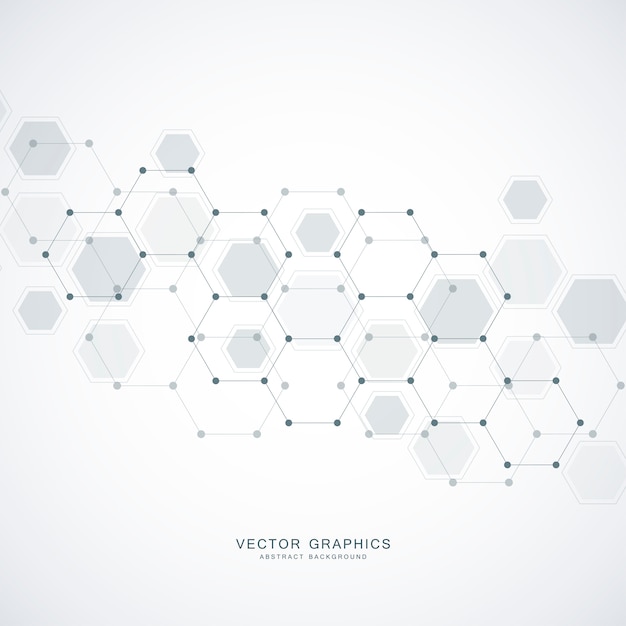 Interconnected Hexagonal Shapes Forming a Sleek Digital Pattern | Jiffy ...