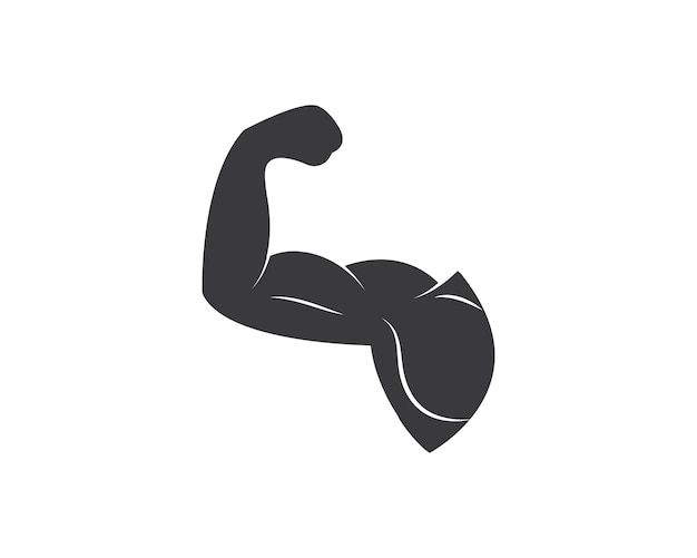 Powerful Flexing Arm Silhouette Design | Jiffy Designs