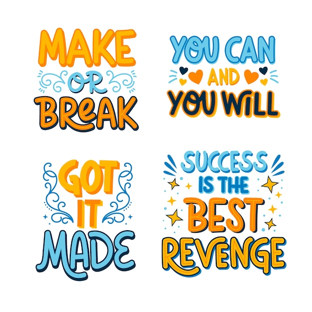 Inspiring Typographic Designs for Motivation and Success | Jiffy Designs