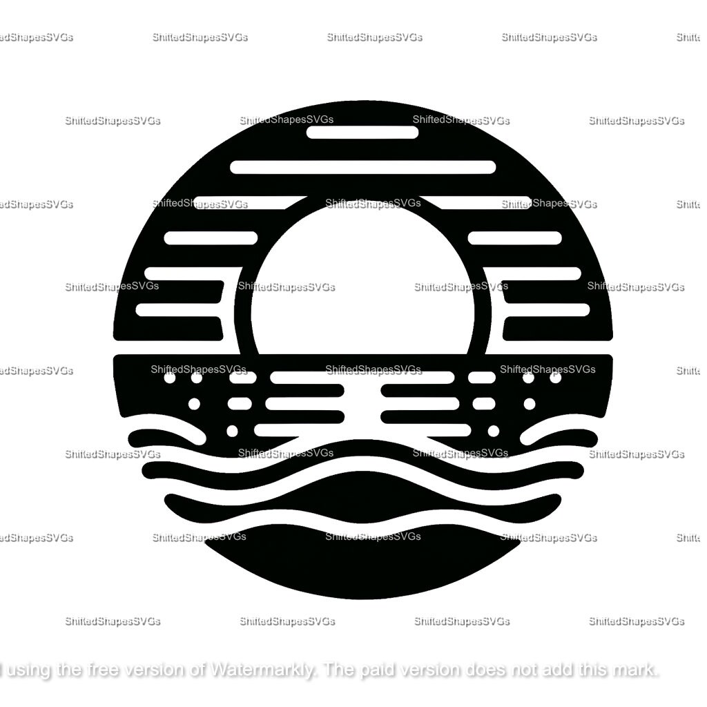 Beach Sunset SVG bundle | Jiffy Designs