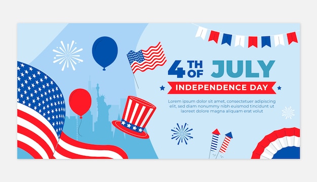 Vibrant 4th of July Independence Day Celebration Imagery | Jiffy Designs