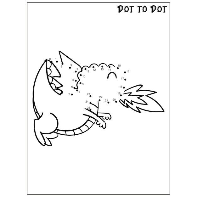 Whimsical Dot-to-Dot Creature with Playful Doodle Design | Jiffy Designs