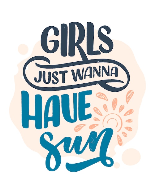 Vibrant Lettering Celebrates the Joy of Sunshine and Sisterhood | Jiffy ...