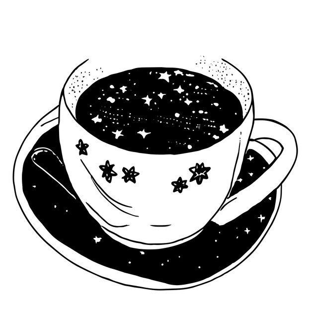 Enchanting Starry Night Coffee Cup Design | Jiffy Designs