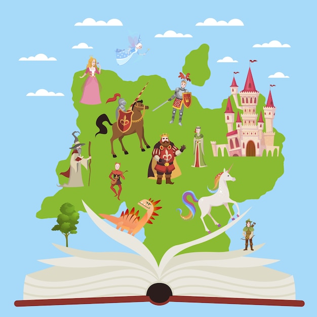 Enchanting Storybook World Unfolds with Whimsical Characters | Jiffy ...