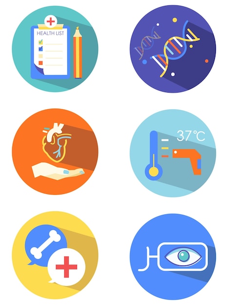 Vibrant Medical Symbols and Iconography Depicting Health Care | Jiffy ...