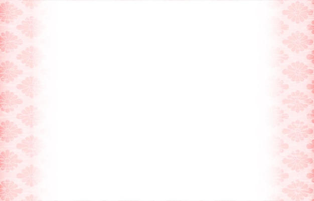 Elegant Pink Floral Border Frame Backdrop | Jiffy Designs