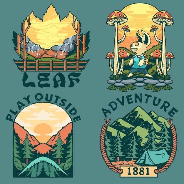 Enchanting Forest Adventure: Mushroom Dwellers, Autumn Leaves, and ...